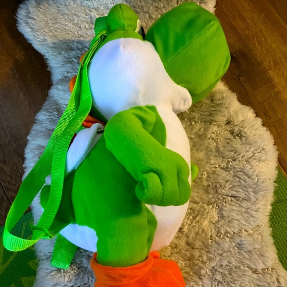Accessories | Mario Kart Yoshi Plush Backpack | Poshmark
